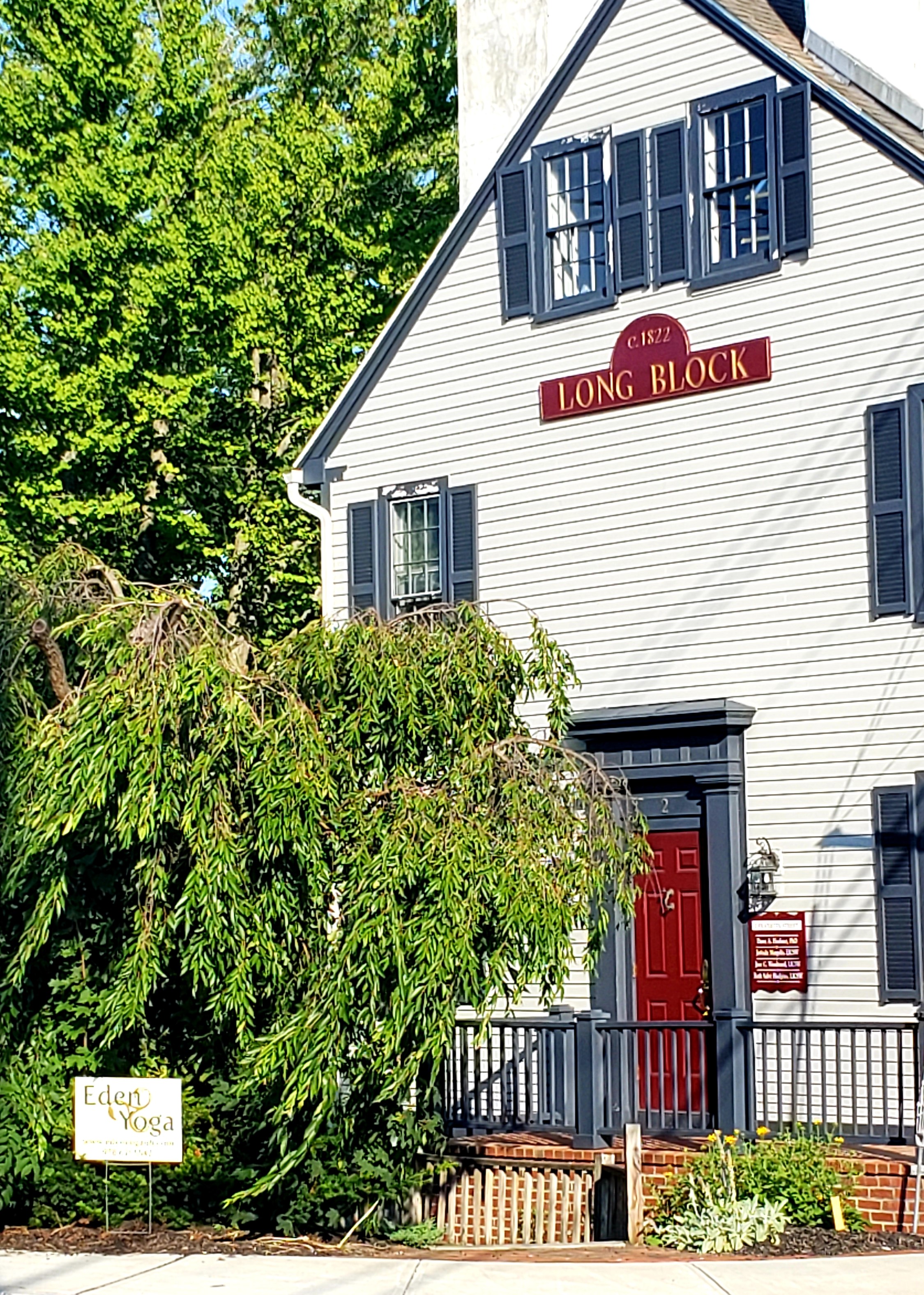 Long Block exterior – Eden Yoga